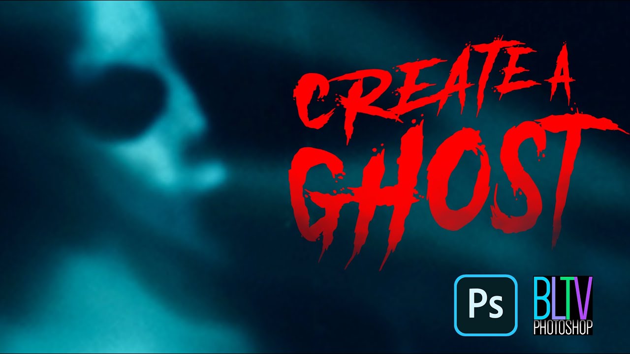 How to create a GHOST in Photoshop 😱