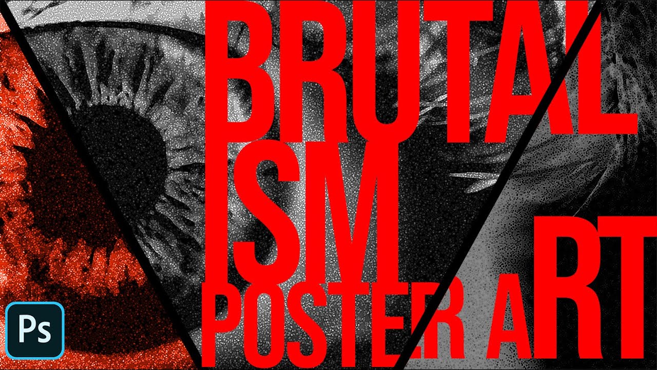 Photoshop: How to design a 'brutalist' poster