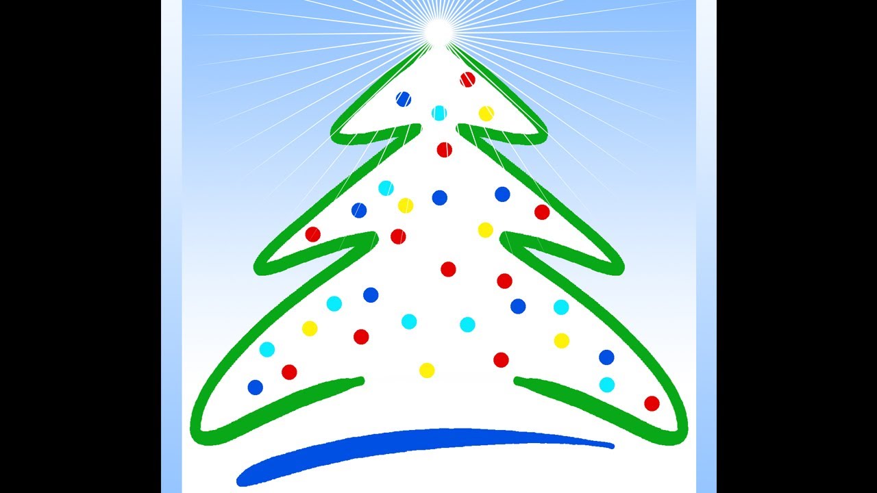 Photoshop tutorial: How to design a festive, graphic, Christmas tree card