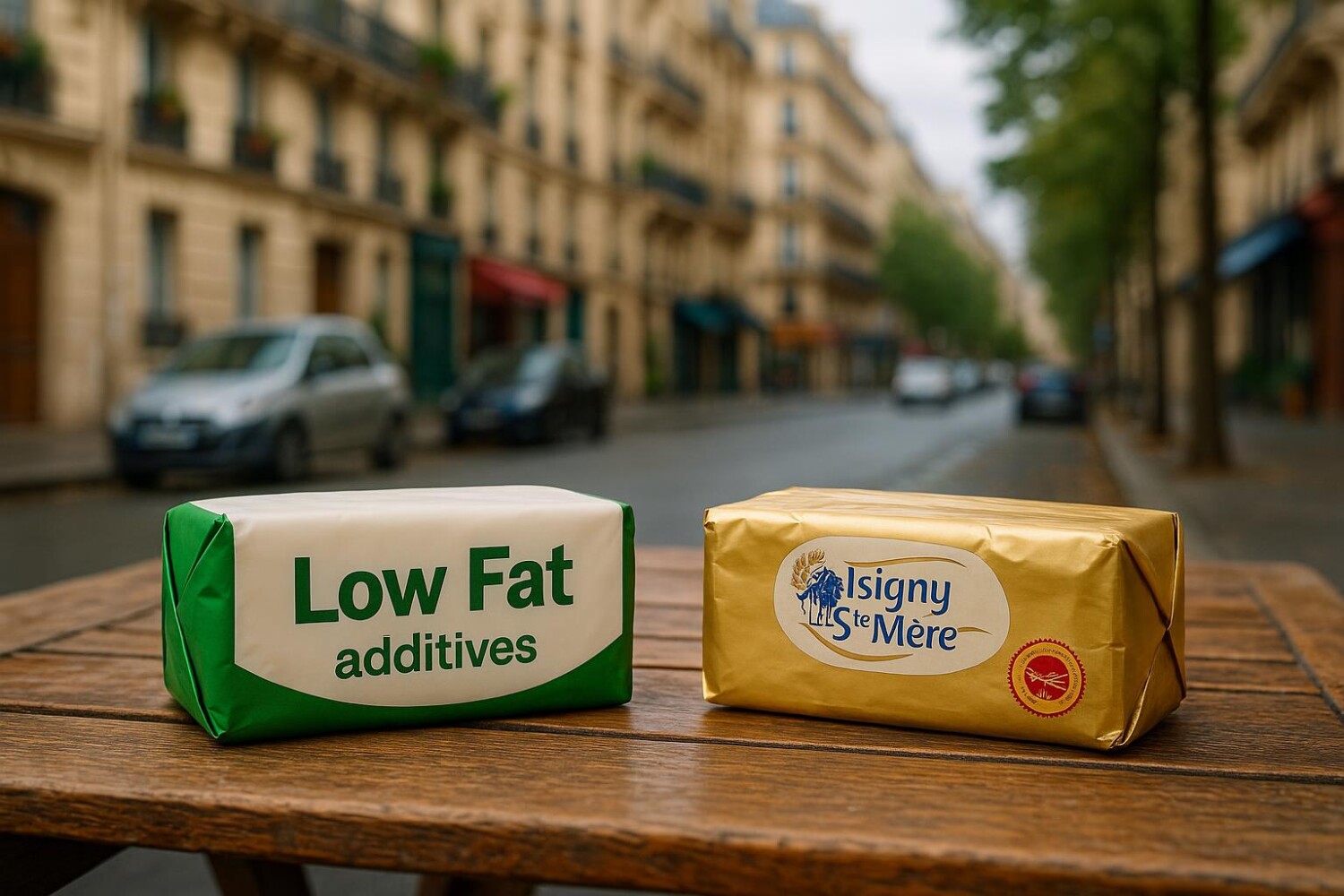 Ce beurre allégé plein d'additifs a pourtant un meilleur Nutri-Score ...