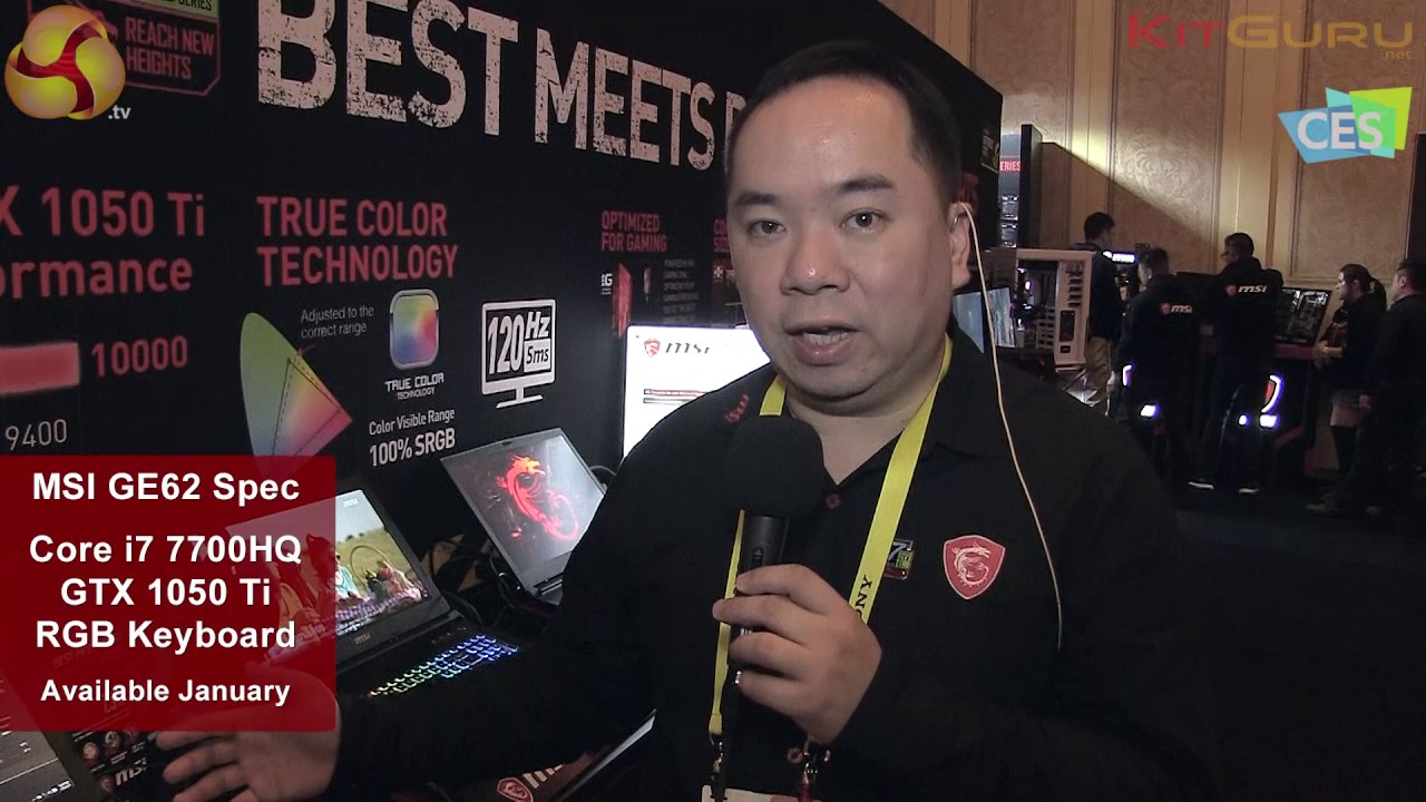 MSI Kaby Lake notebook refresh with Alex Lin