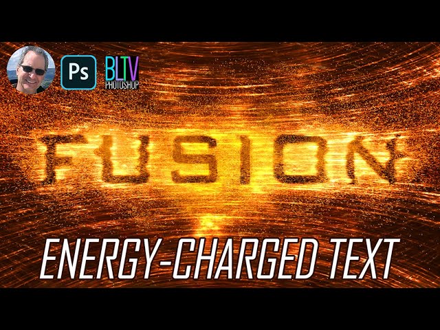 Photoshop: Create super-charged, high-energy particle collider text