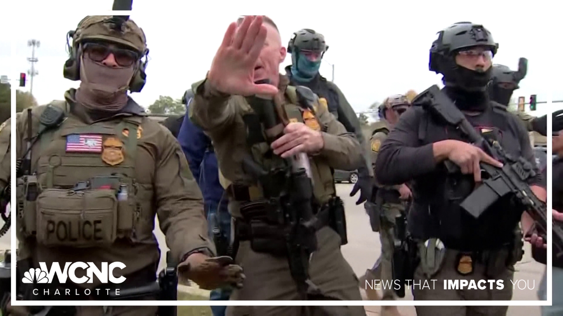 Why is the Border Patrol coming to Charlotte?