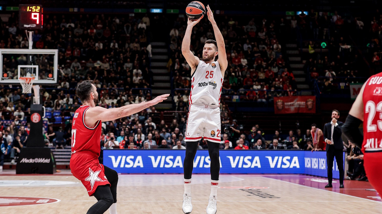 Αρμάνι Μιλάνο – Ολυμπιακός 88-87: Δέκα λεπτά καλού μπάσκετ δεν έφτασαν