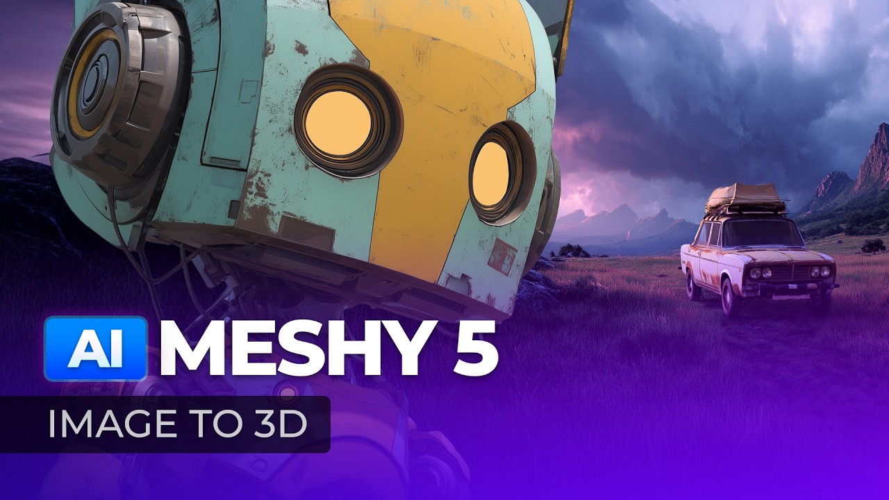 Must-try 3D AI platform (Meshy 5 tutorial)