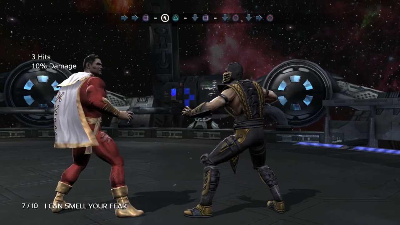 MK VS DC Scorpion Kombo Challenge