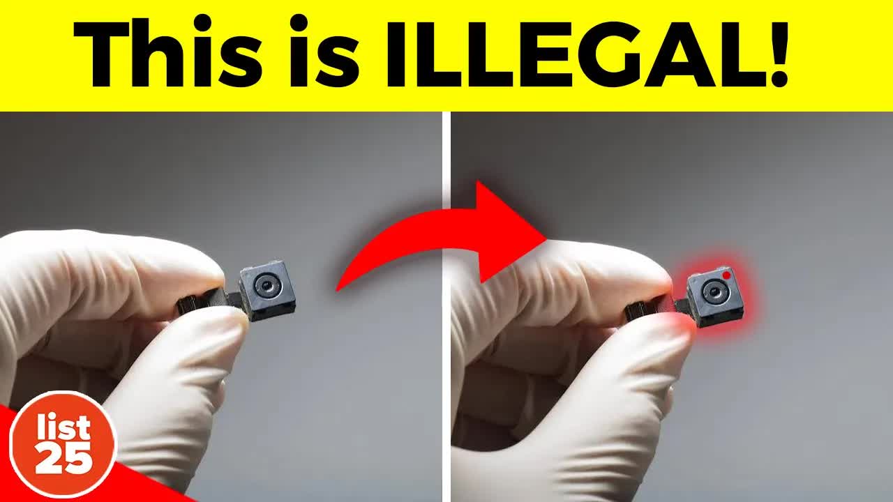 25 Illegal Gadgets That Will Get You Arrested