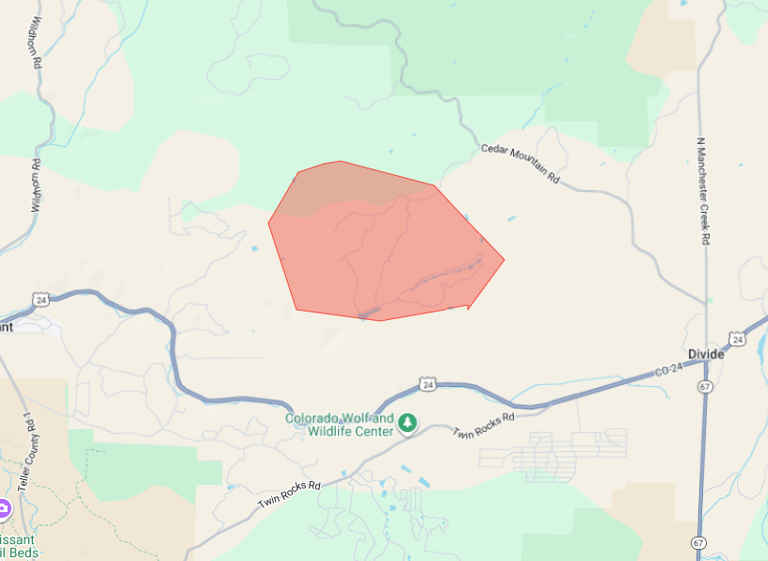 Pre-evacuation warnings lifted after brush fire near Divide