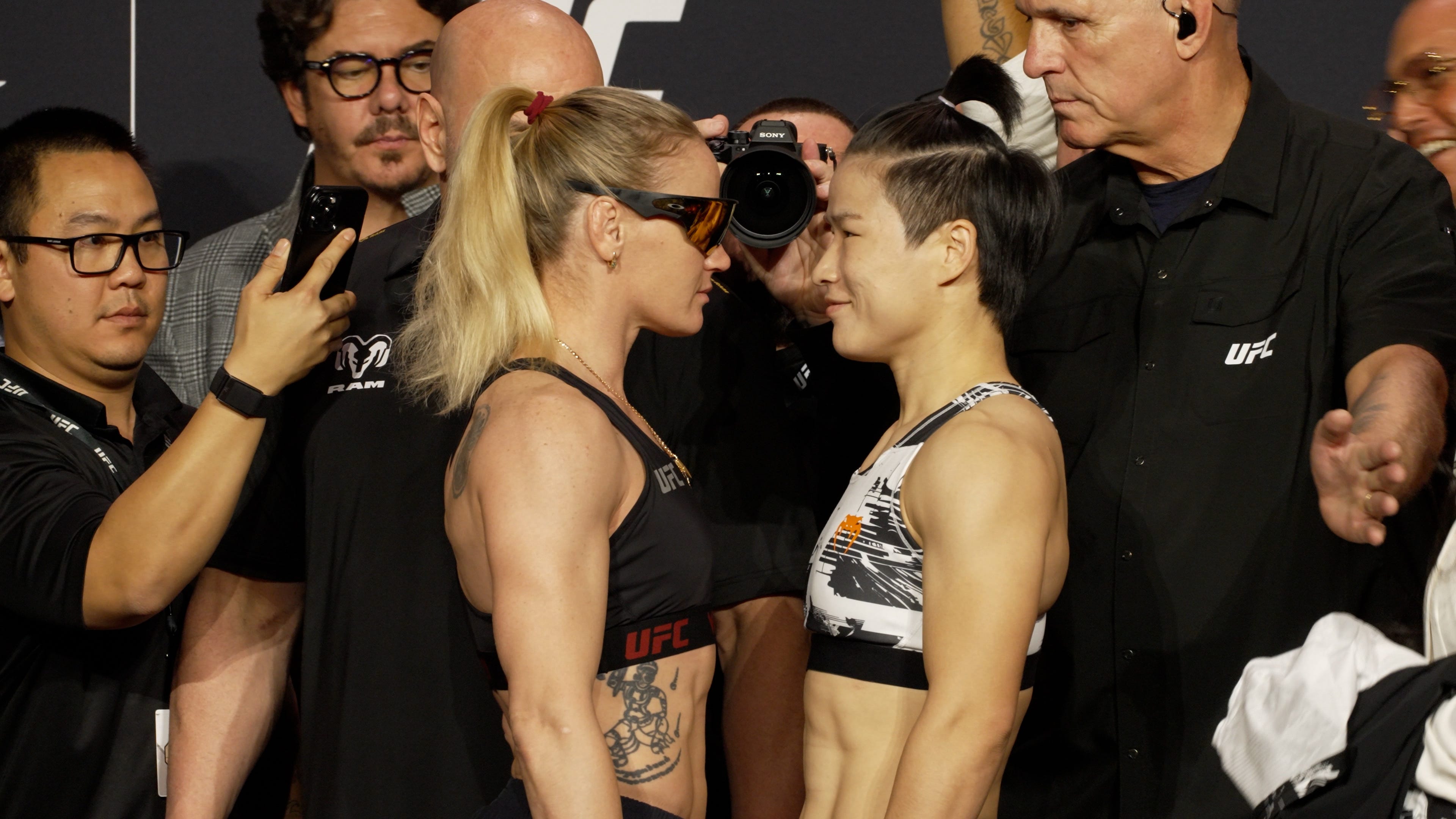 UFC 322 video: Valentina Shevchenko vs. Zhang Weili final faceoff for ...