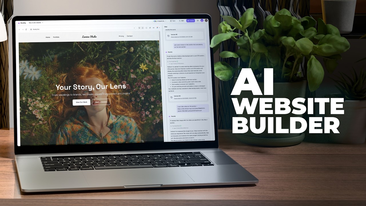 Learn how to create a website with AI