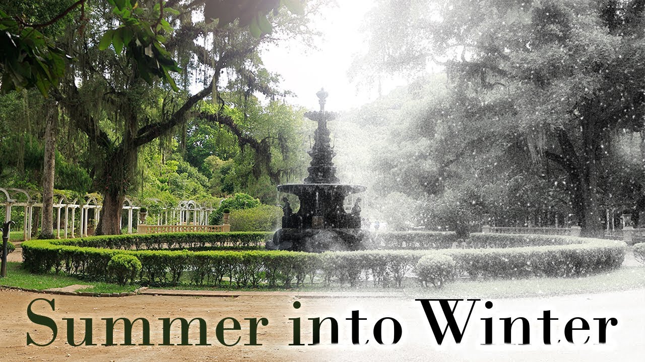 Photoshop tutorial: How to quickly transform summer into winter