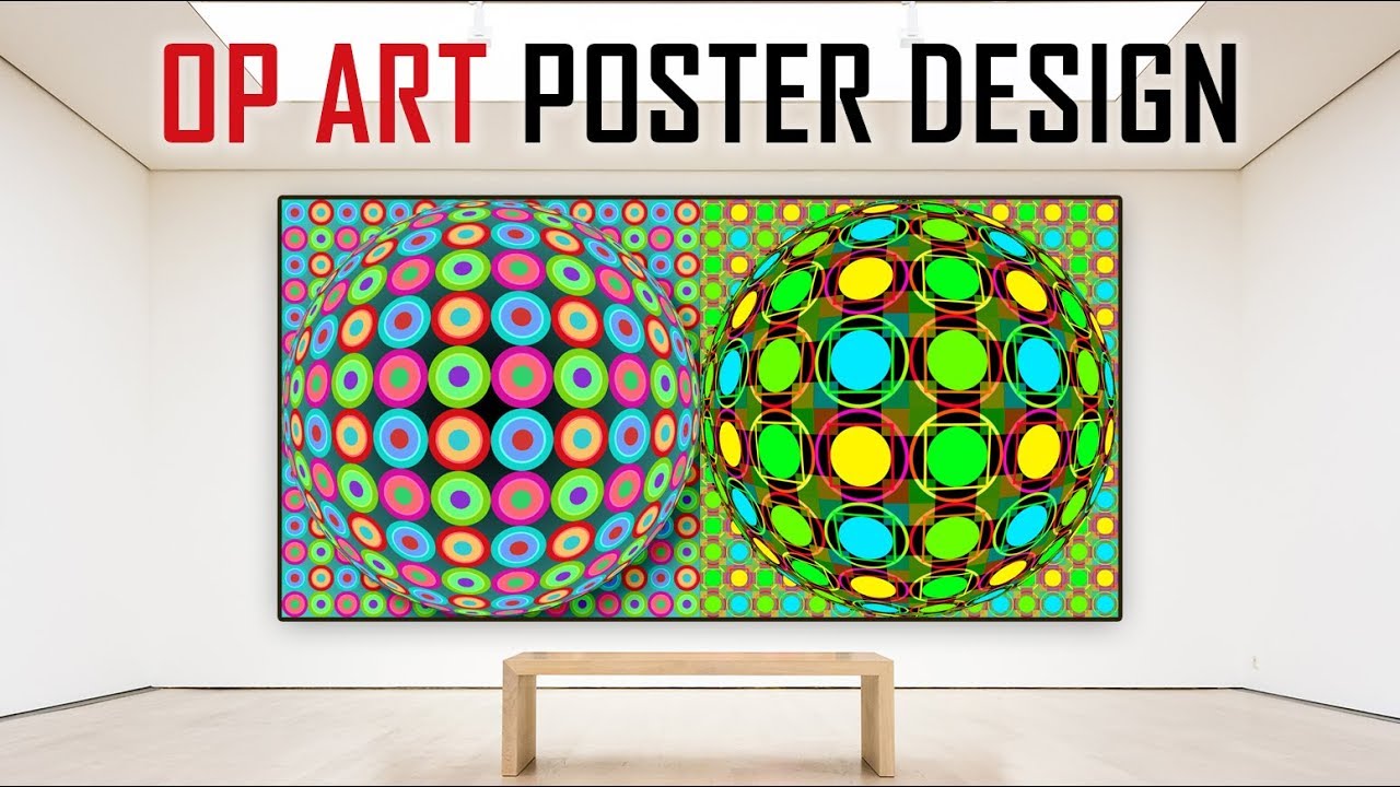 Photoshop: Op art - how to create your own eye-catching, op art poster