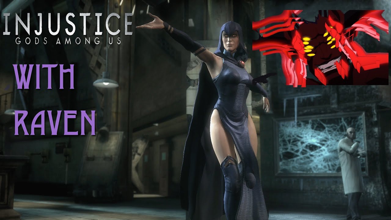 Injustice Gods Among Us classic battle - Raven Teen Titans
