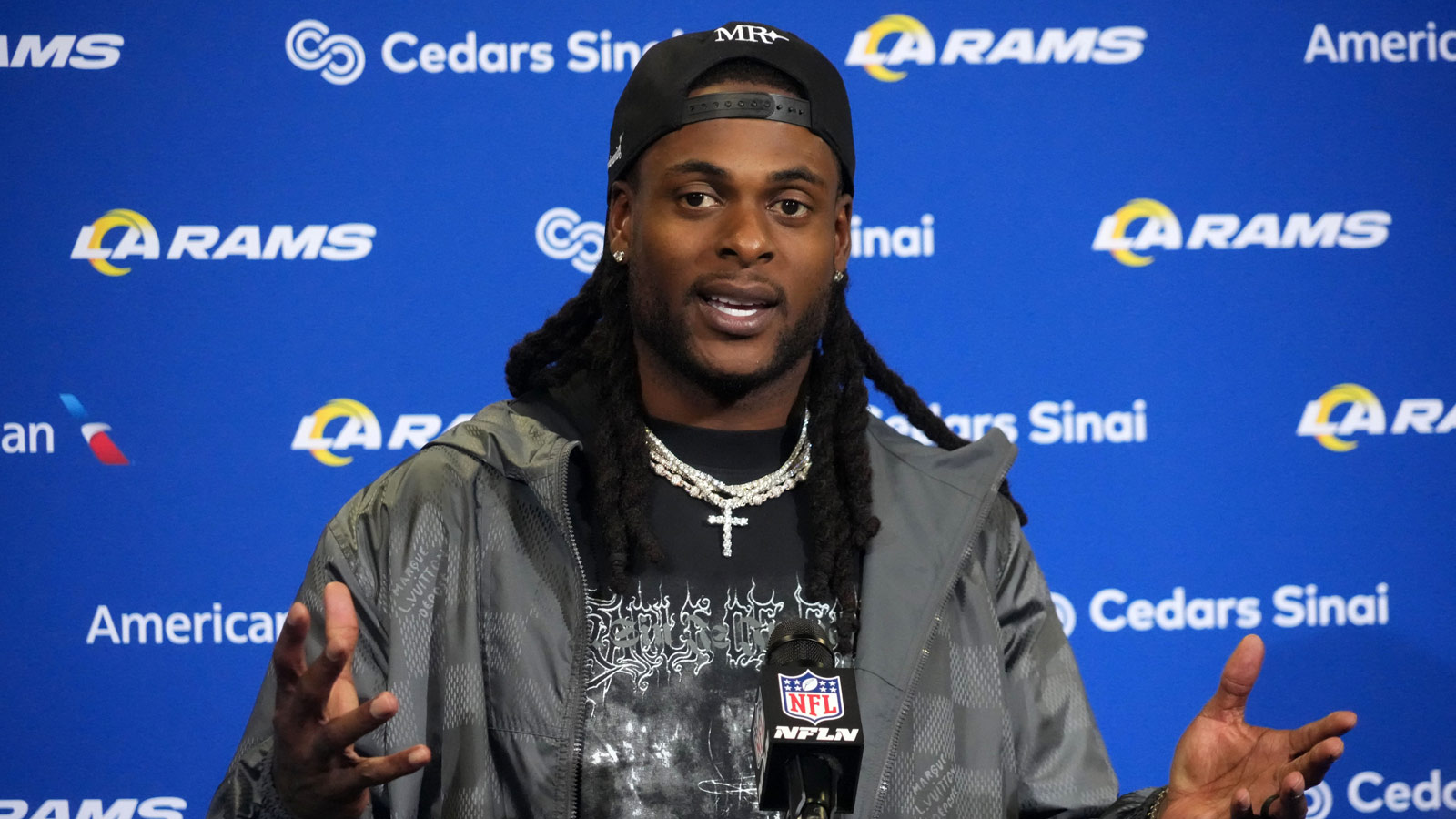 Rams’ Davante Adams misses practice again with hamstring injury before ...