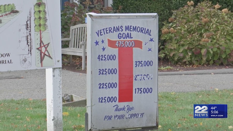 Veterans Memorial coming to East Longmeadow