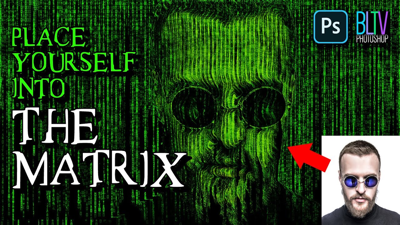 Photoshop: Place your face in the MATRIX!