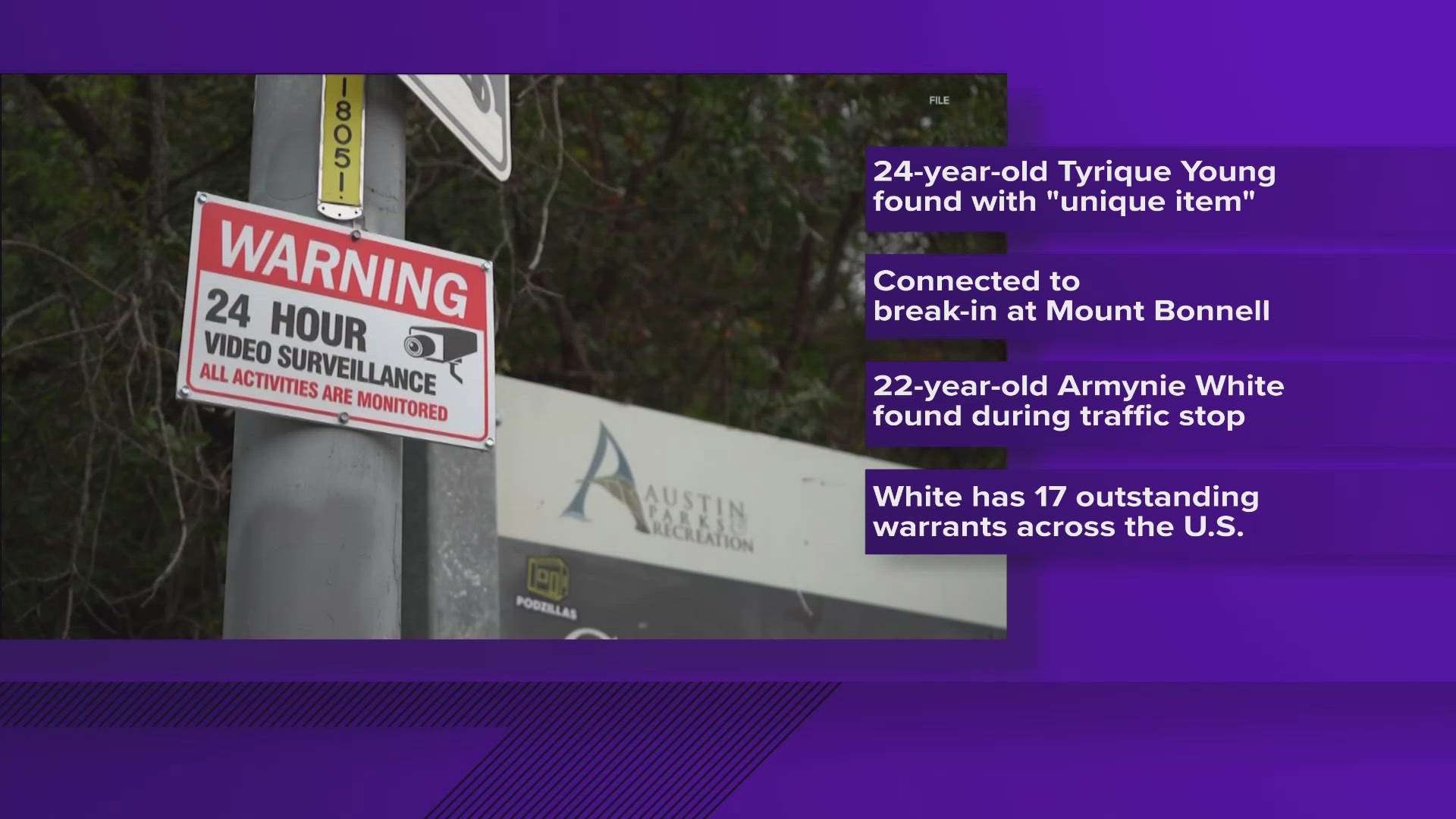 2 arrested in connection to Austin parks car break-ins, credit card fraud