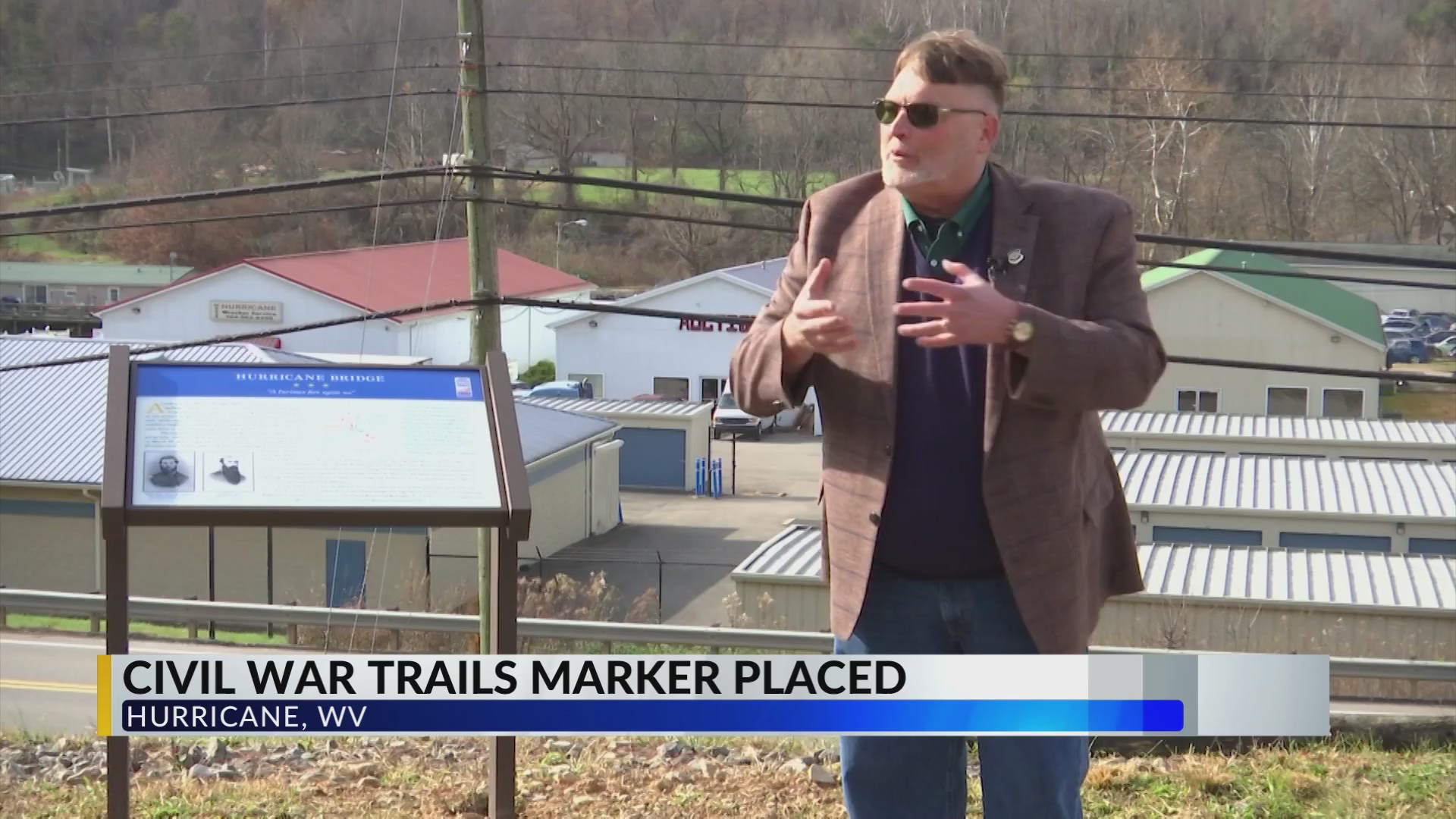 New Civil War Trails marker placed for Battle of Hurricane Bridge