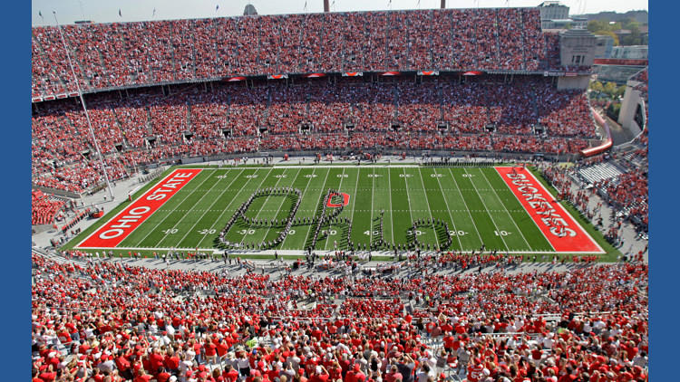 How the 89-year-old tradition of Script Ohio and dotting the i defines ...