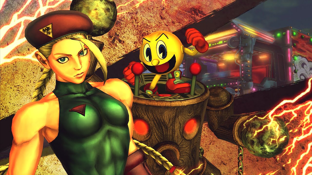 Street Fighter X Tekken playthrough - Pac-Man and Cammy