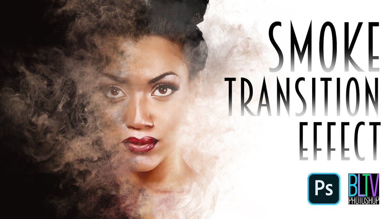 Photoshop: How to create a smoke transition effect with photos