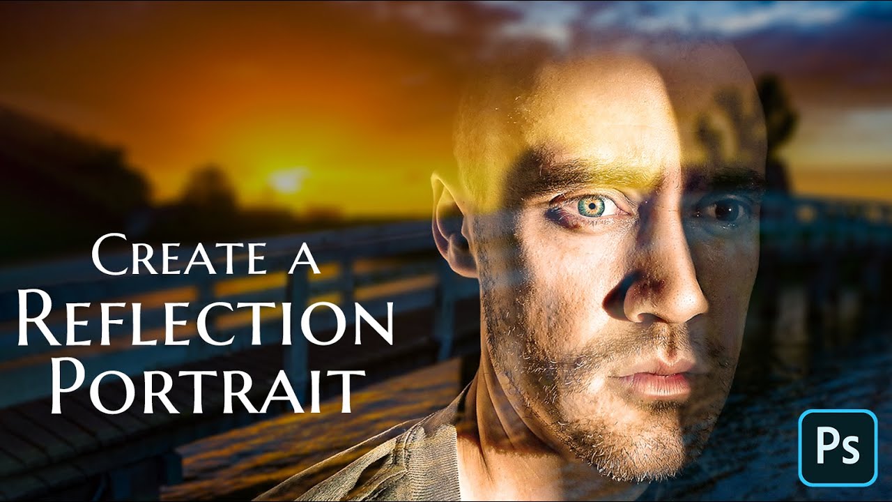 Photoshop: The photo reflection portrait effect