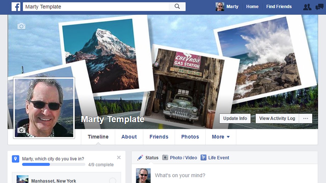 Photoshop tutorial: Create a Facebook cover photo montage with a ...