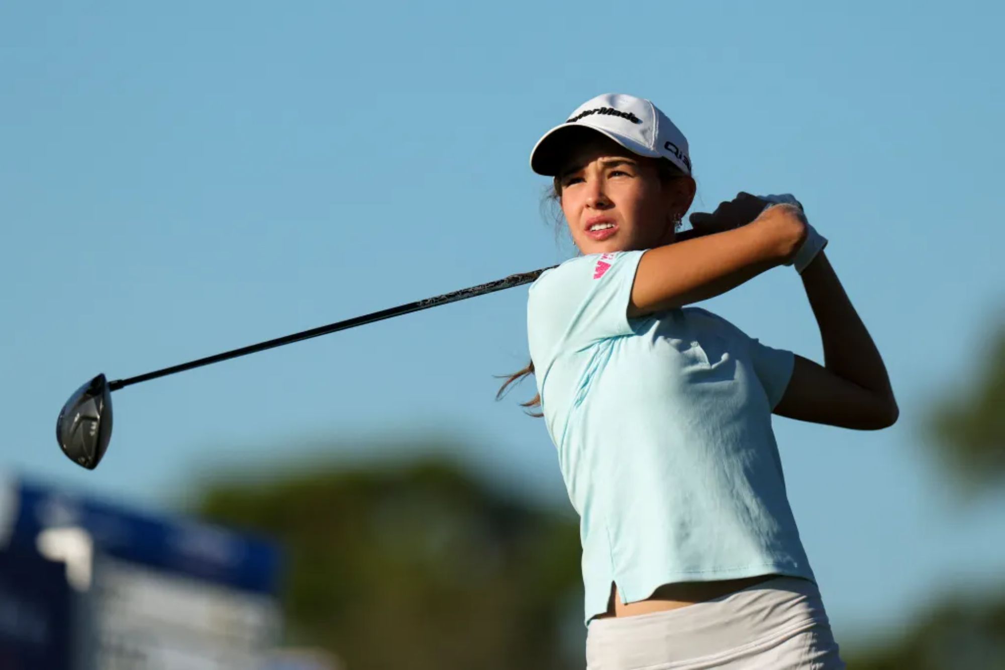 Kai Trump has better second day but misses cut in first LPGA tournament