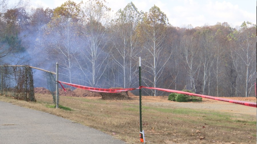 Smoldering mulch pile sparks week-long smoke issue in White Bluff