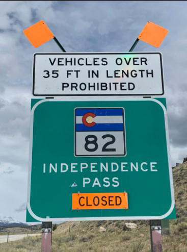 Independence Pass to close this weekend ahead of winter storm