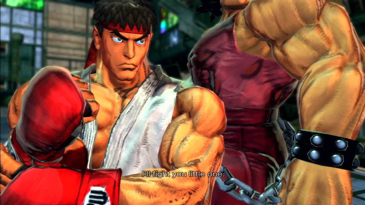 Street Fighter X Tekken Ryu and Hugo (Team SF3 boys!)