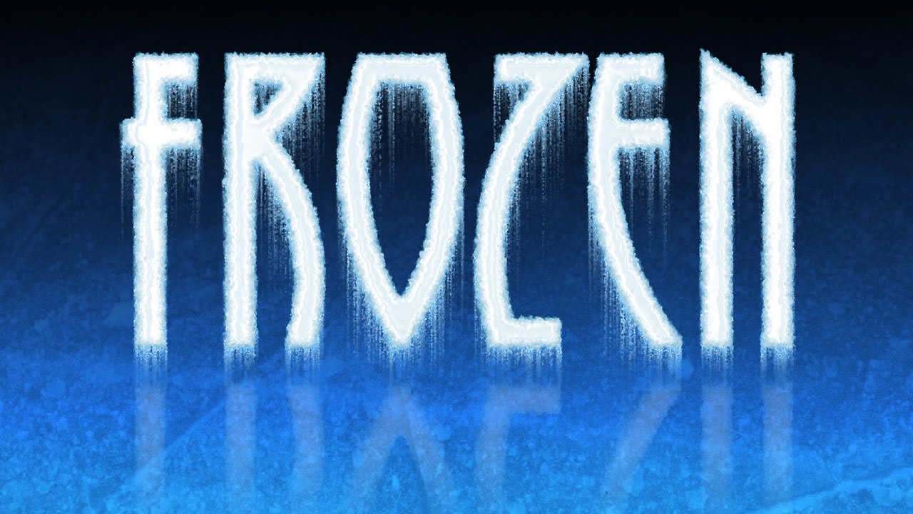 Photoshop tutorial: How to create frozen, icy, text & reflection