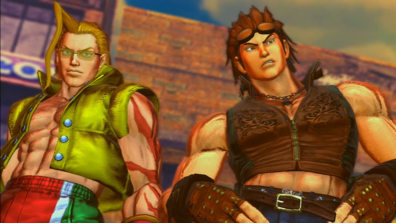 Street Fighter X Tekken playthrough - Hwoarang and Steve (Team Beef!)