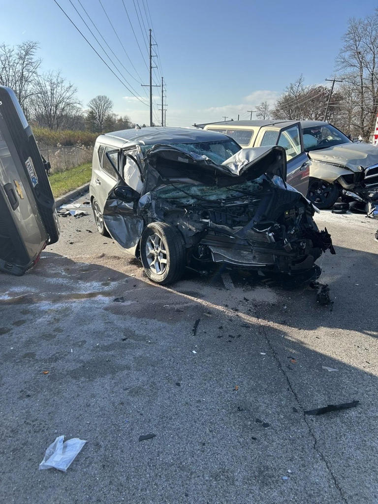 Serious crash requires person cut out of truck in Muncie