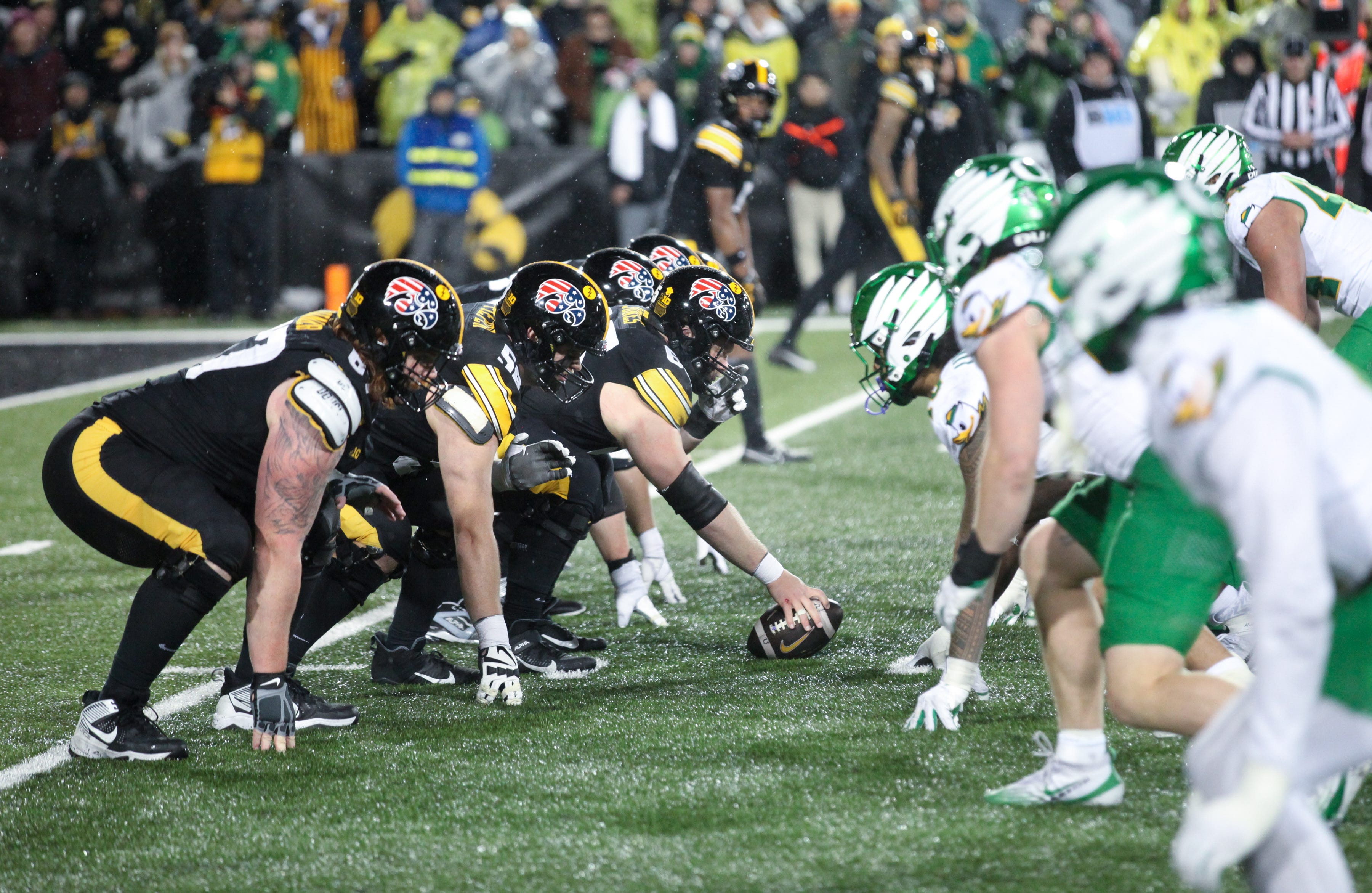 Iowa football offensive line named Joe Moore Award semifinalist