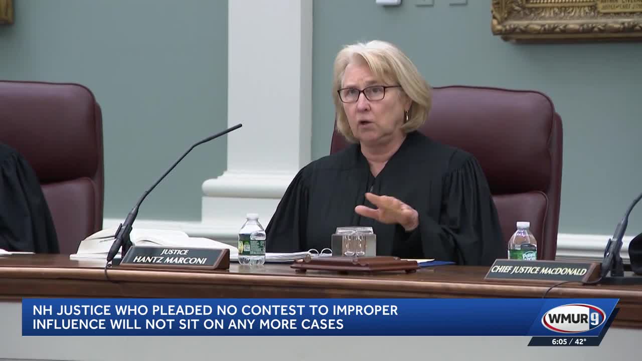Justice who pleaded no contest to improper influence won't sit on any ...