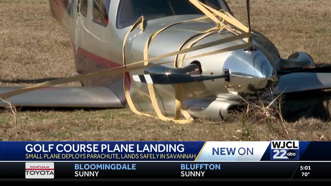 Authorities: Plane makes emergency landing at Savannah golf course with ...
