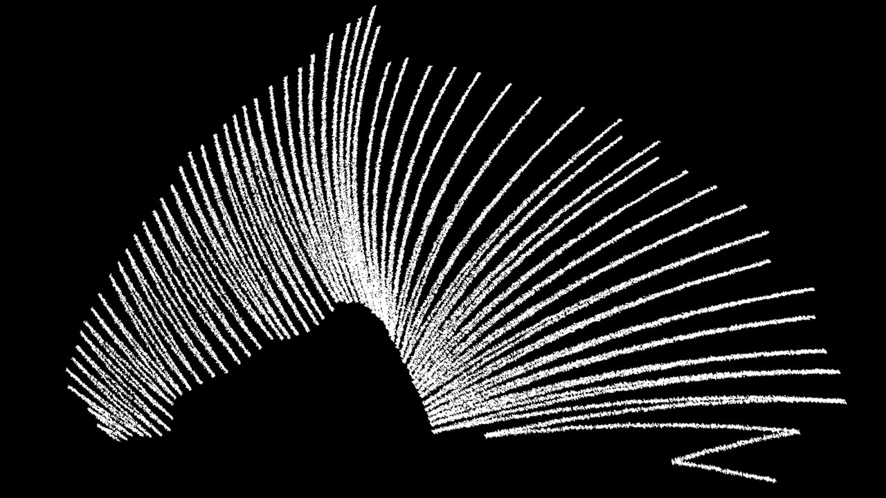 Photoshop tutorial: How to create a drawing from 1 continuous, jagged line