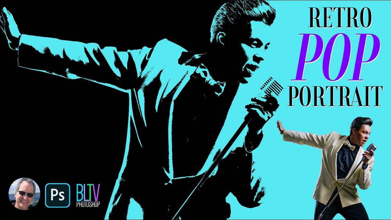 Photoshop: Create a retro, high-contrast, pop art portrait design from ...