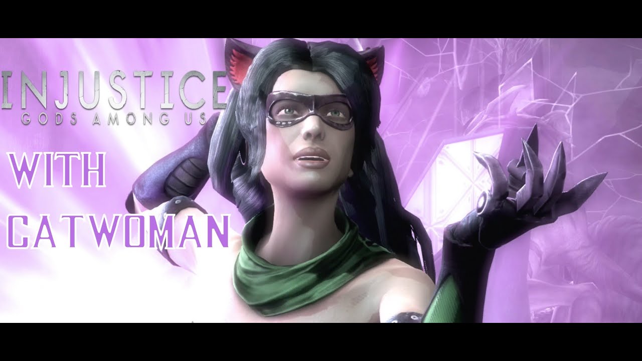 Injustice Gods Among Us classic battle - Amecomi Catwoman