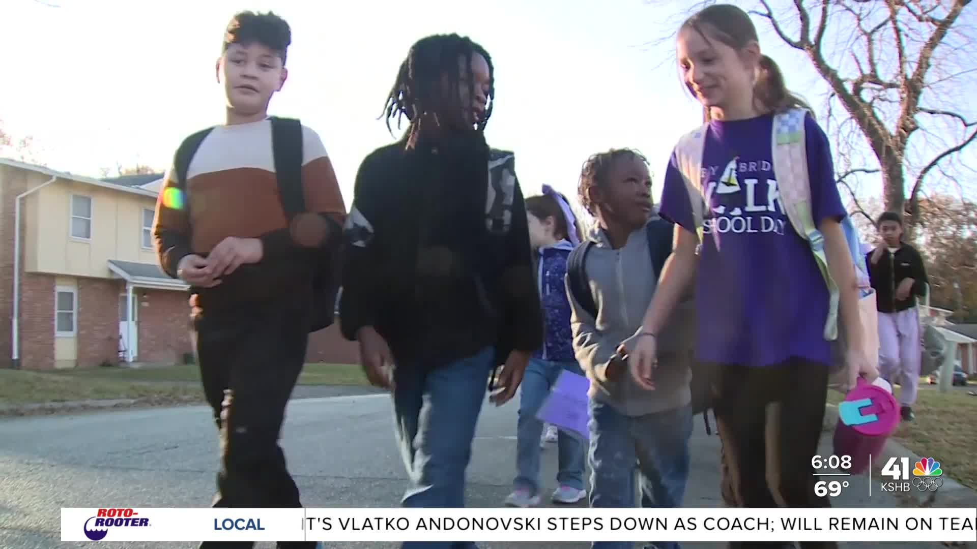Students dedicate walk to school Friday to civil rights hero, Ruby Bridges