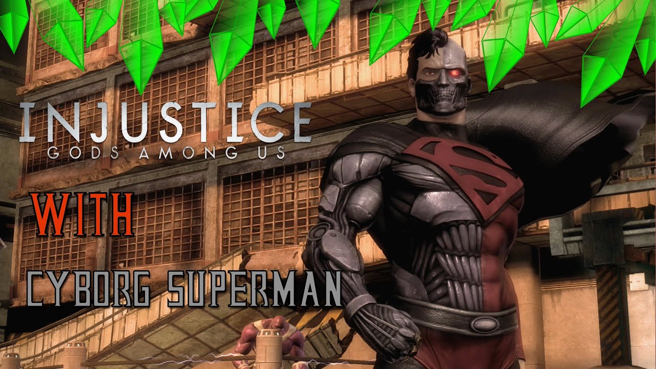Injustice Gods Among Us classic battle - Cyborg Superman