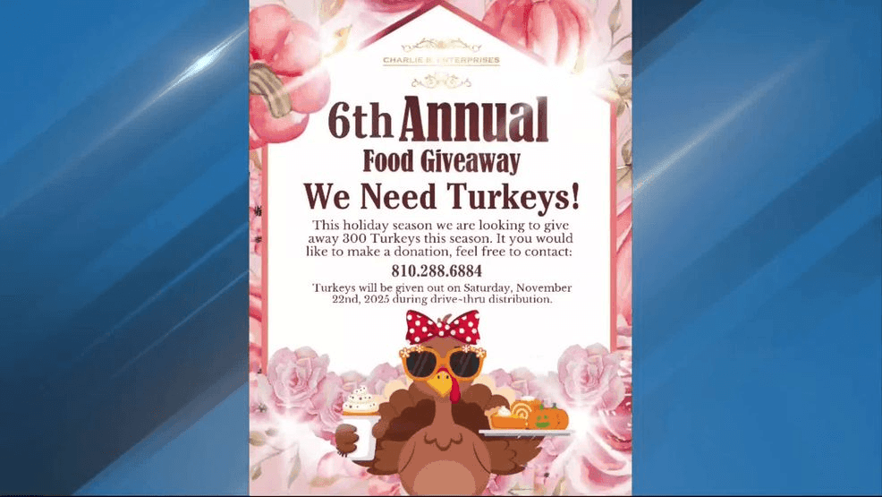 6th annual thanksgiving food giveaway aims to donate 300 turkeys