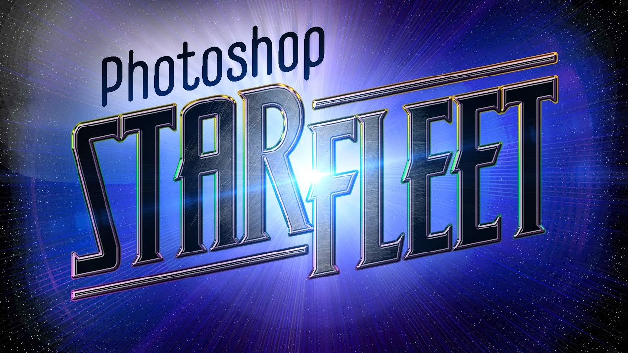 Photoshop: How to create powerful, cinematic, sci-fi, space text