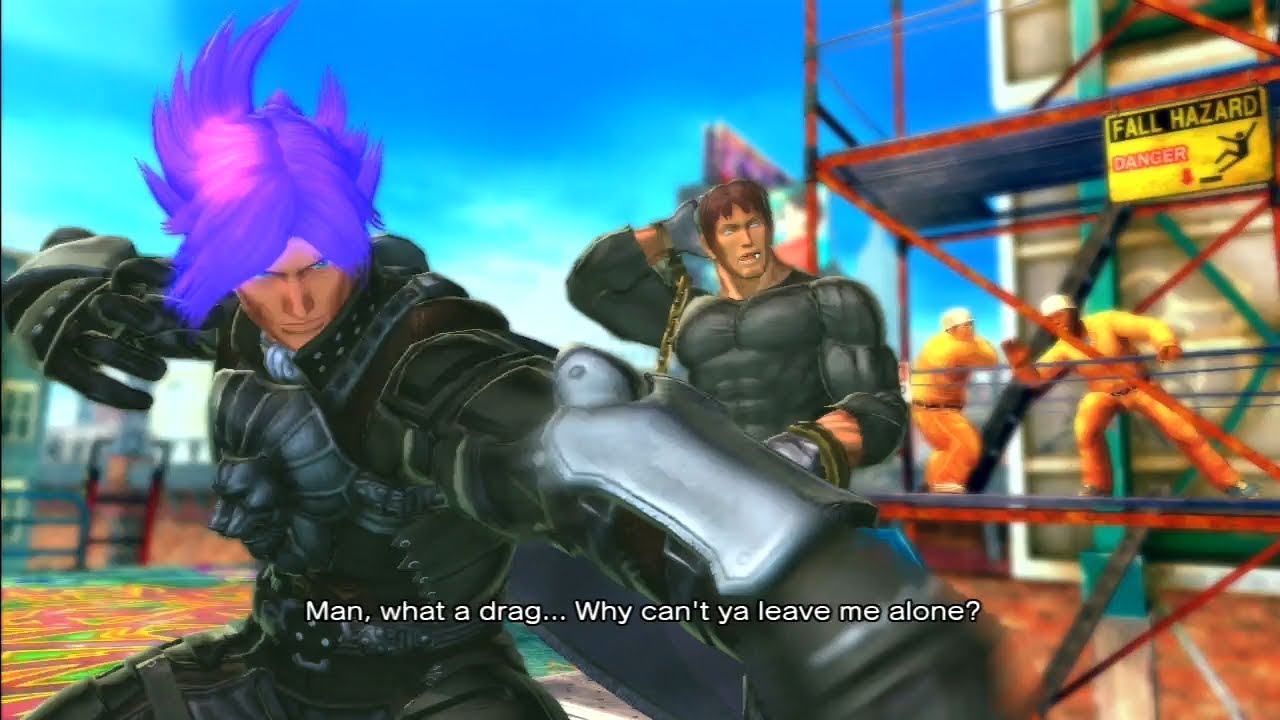 Street Fighter X Tekken playthrough - Lars and Cody (Team Broken Chains!)