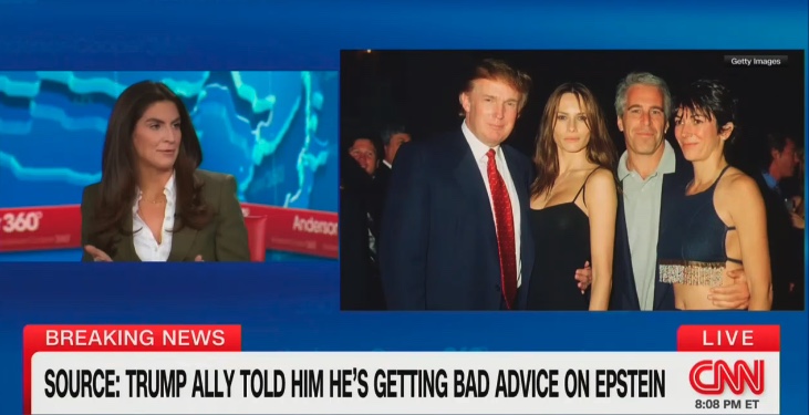 Kaitlan Collins Says Trump White House Is Reeling From New Epstein ...