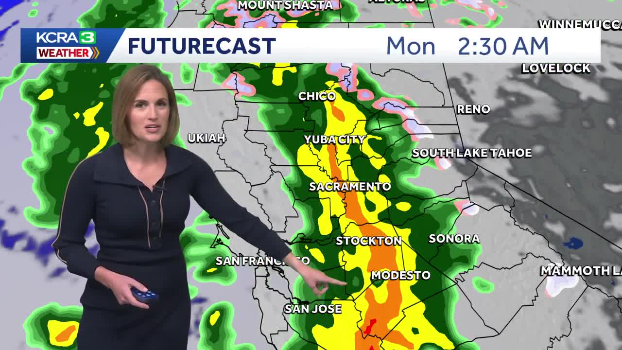 Northern California storm forecast: Tracking two systems Saturday night ...