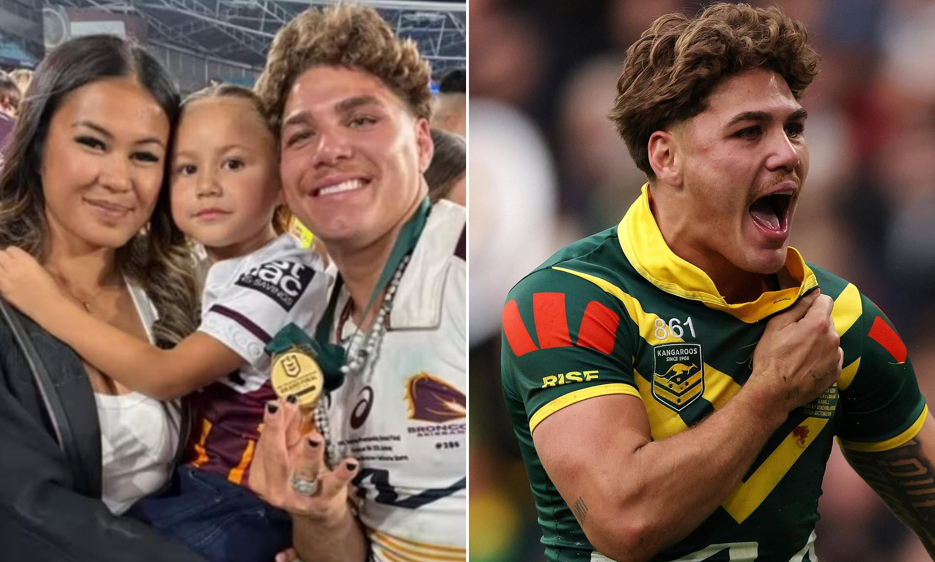 Artist's incredible tribute to Reece Walsh gets seal of approval from premiership-winning superstar