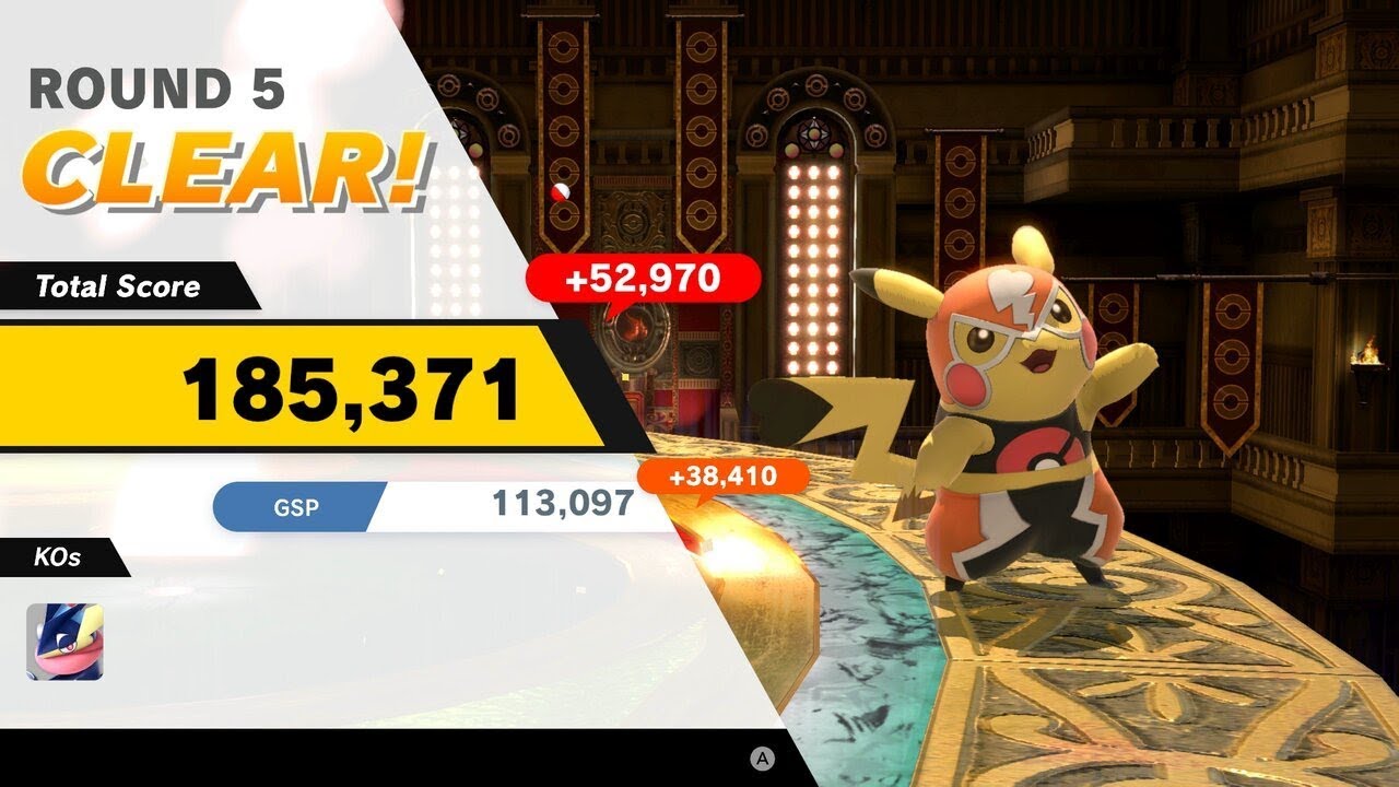 SSBU classic mode - Pikachu