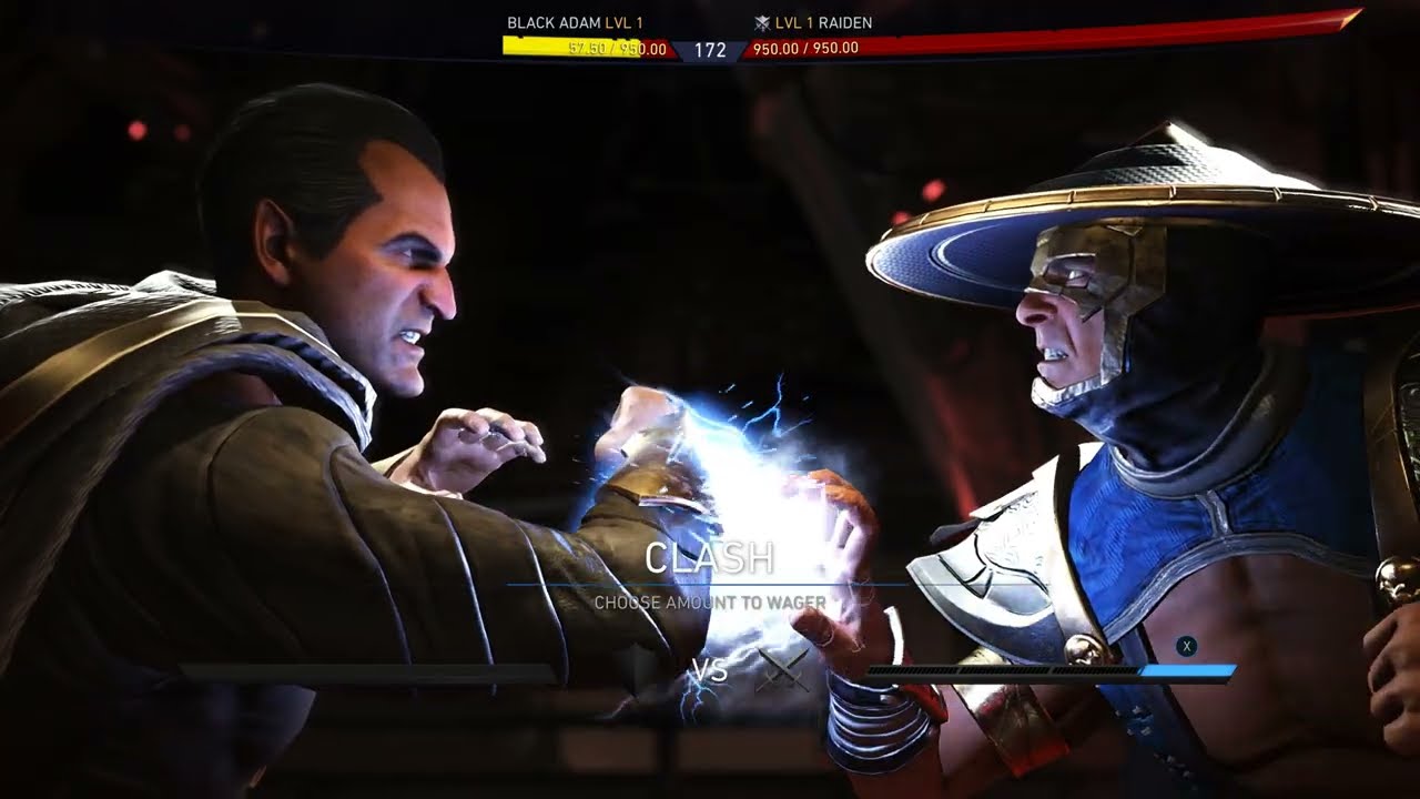 Injustice 2 - Black Adam vs Raiden